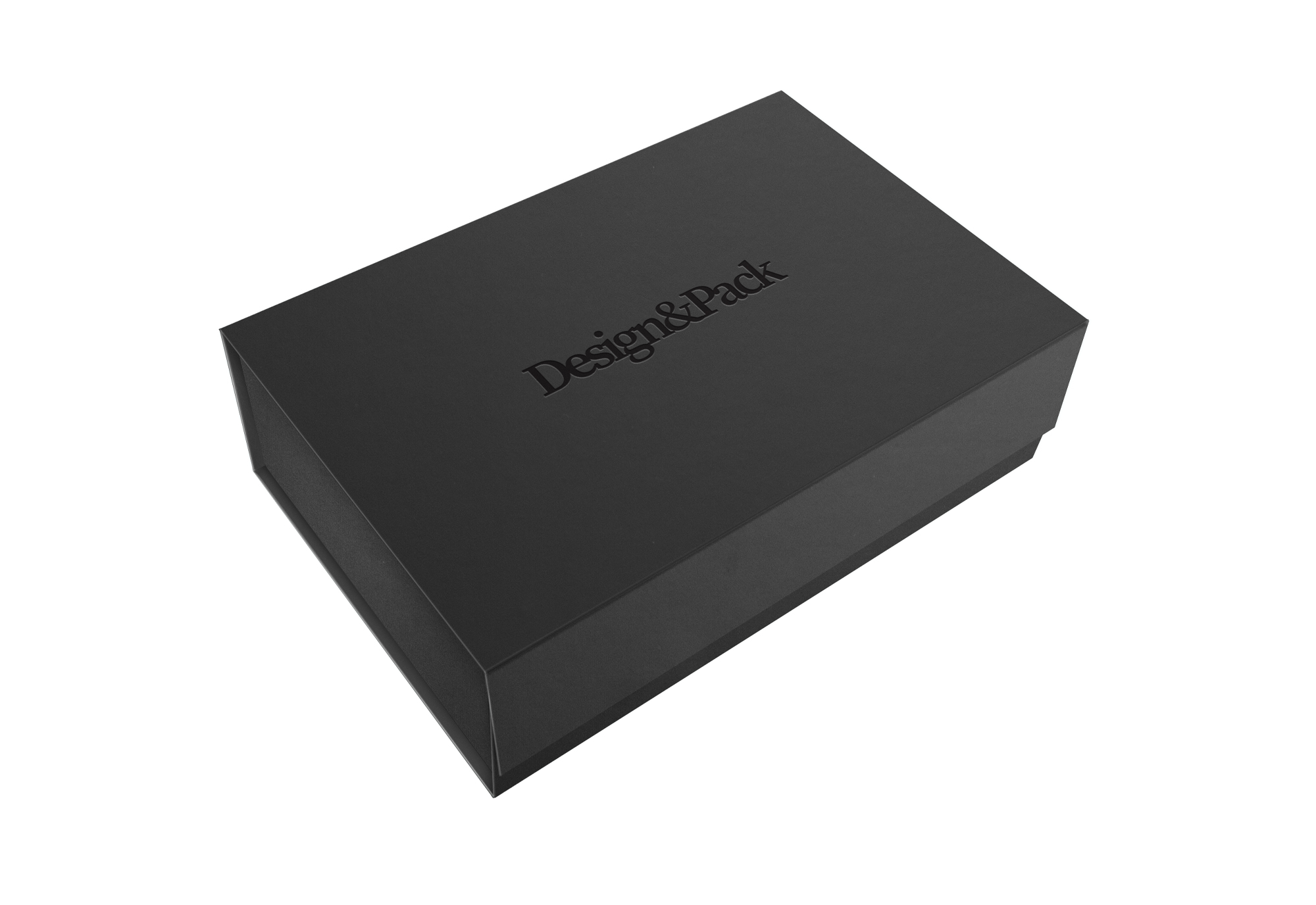 WD90 - Rigid Box with Flap and Custom Deboss Artwork - Design & Pack